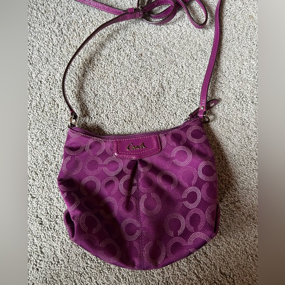 Coach | Bags | Coach Purple Crossbody Bag | Poshmark